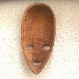 Hand Crafted | Wall Decor | Vintage African Hand Carved Wooden Tribal ...